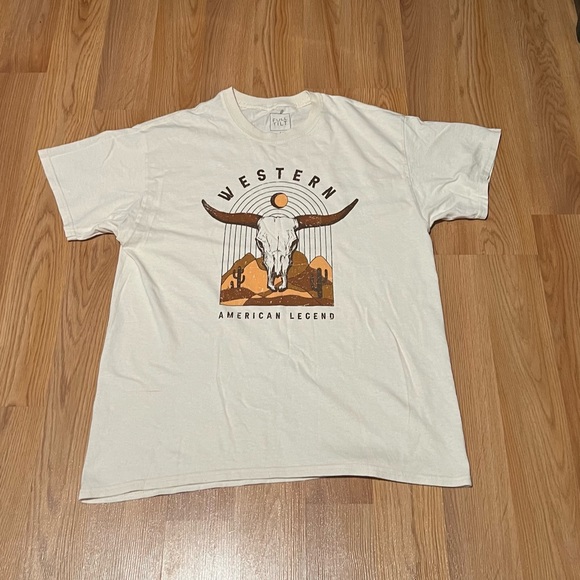 Full Tilt | Tops | Full Tilt Womans Graphic Boho Western Cow Skull ...